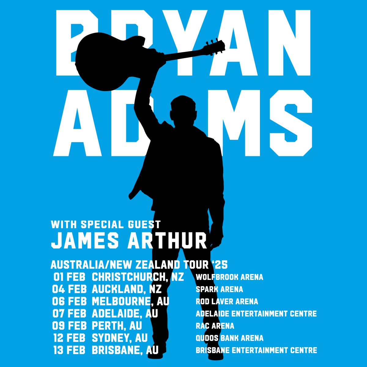 Australia / New Zealand Tour '25 | Bryan Adams